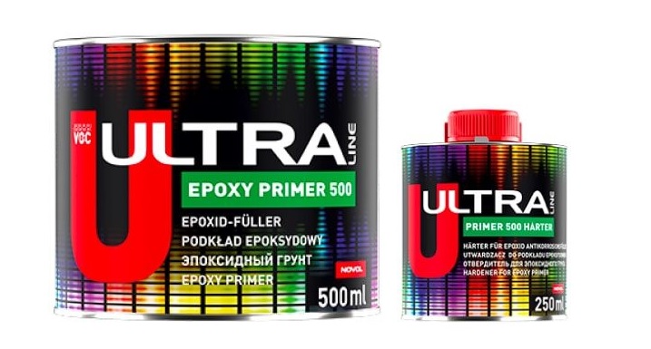 Novol Ultra Epoksi Pohjaväri 750ml sarja kovetteella | Nettivari.fi